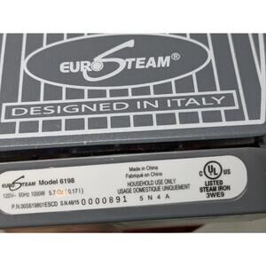 Other | Eurosteam Platinum Compact Model 6198 Steam Iron 100w | Poshmark